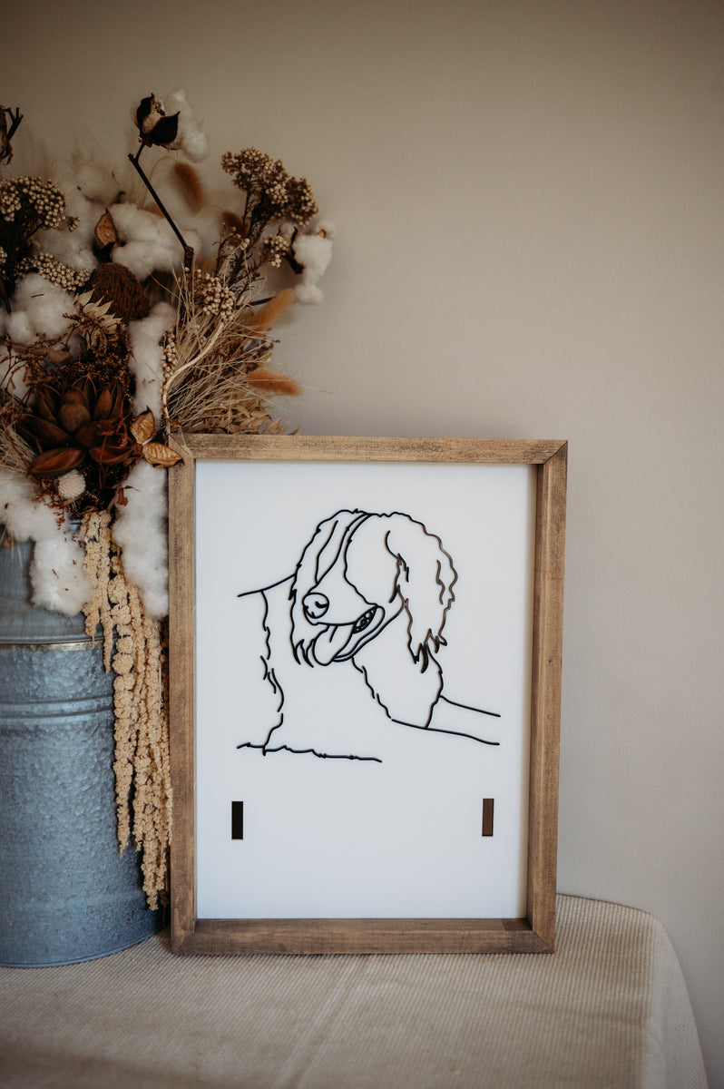 Pet Lead Keepsake Frame – Peachy Lane Aus